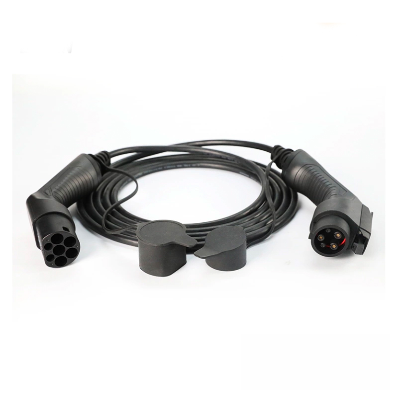 EV Cable（32A 7.2kW）With 16ft/5m SAE J1772 to IEC 62196-2 Extension ...